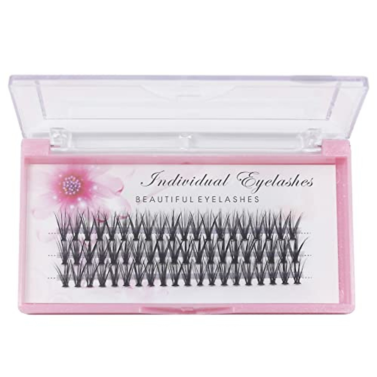 Bodermincer Grafting False Eyelashes 20D Soft 0.07 C Curl Lash Clusters Lash Extension Kit Individual Eyelashes Silk False Eye Lashes Extensions (14mm)