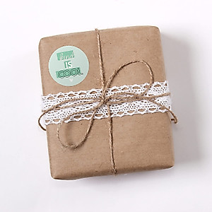 Kindness and Good Vibes Stickers / 500 Encouraging Colorful Classroom Reward Sticker Roll / 6 Alternating Motivational Designs / 1.5" Round Envelope Seals/Made in The USA