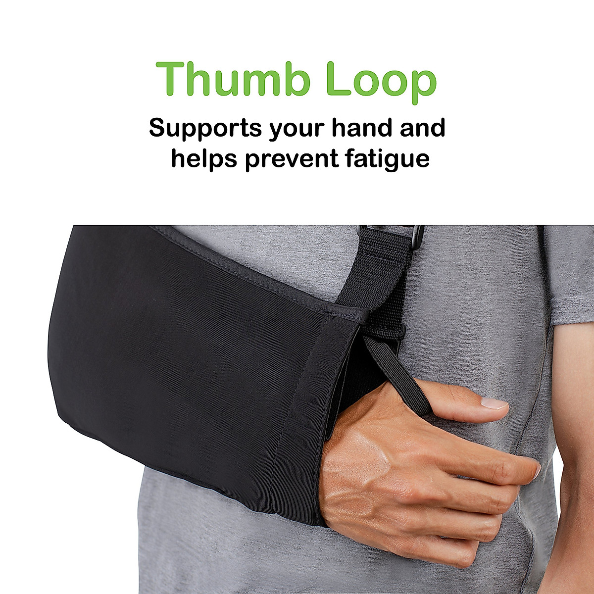 Think Ergo Arm Sling Sport Adult - Lightweight, Medical Sling Arm, Shoulder & Rotator Cuff Support