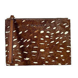 Michael Kors Women's Jet Set Travel Extra Large Zip Clutch Leather Wristlet Wallet