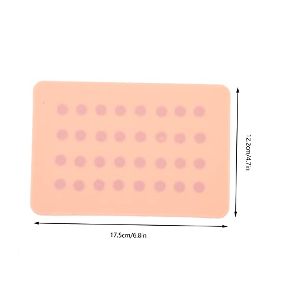 Mobestech 2pcs Skin Test Training Module Mannequin Injection Practice Pad Iv Supplies Nurse Intradermal Injection Training Pad Injection Training Module Skin Injecting Training Model
