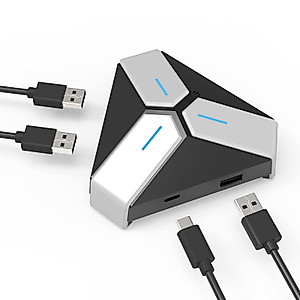 RK ROYAL KLUDGE Keyboard and Mouse Converter for PS4/PS3/N-switch/Xbox One, Keyboard Controller Adapter for USB 2.0 Mouse