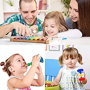 Toddler Educational & Musical Percussion for Kids & Children Instruments Set 14 Pcs, Wooden Percussion Instruments Toys, Baby Rhythm Music Education Toys Set for Preschool Educational Early Learning