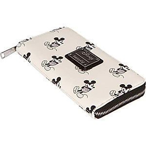Loungefly Disney Mickey Mouse Faux Leather Wallet - Bi-Fold & Zip Around
