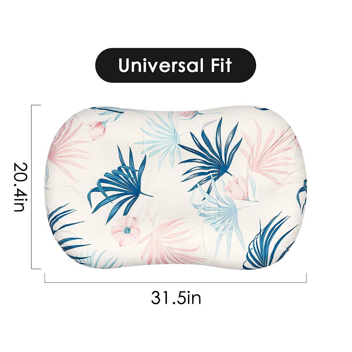 Ultra Soft Baby Lounger Covers (Pack of 2) | Mexxi 100% Hypoallergenic Stretchy Baby Nest Covers for Newborn (Covers Only) (Tea Roses & Wild Roses)