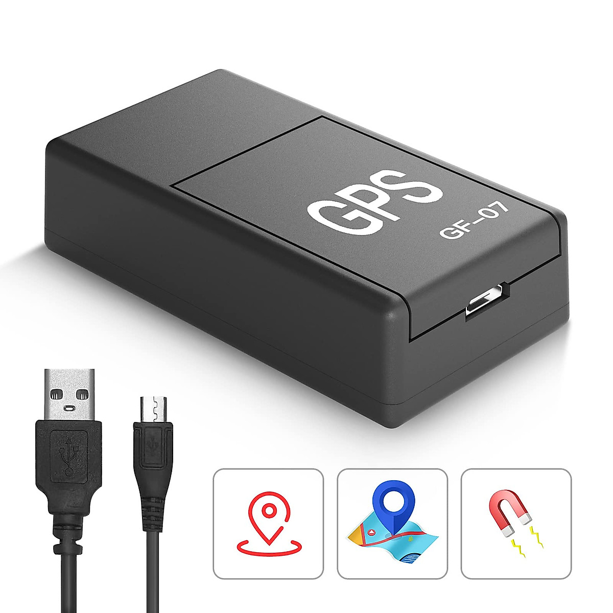 Mini GPS Tracker for Vehicles, Mini Magnetic GPS Device Real time Car Locator, Full USA Coverage, No Monthly Fee, Long Standby GSM SIM GPS Tracker for Vehicle/Car/Trucks/Person Model 2022 Model