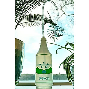 Original UpBloom 32oz (1000 ml) Plant Water Bottle for Hanging Plants, Succulents and Multipurpose Watering with Adjustable Long Reach Neck Design | Indoor or Outdoor | Made in The USA