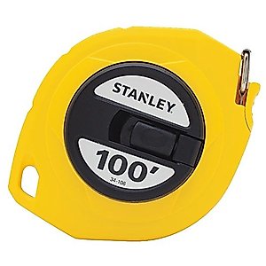 Stanley Hand Tools 34-106 3/8" X 100' High Visibility Tape Measure Reel