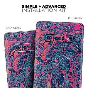 DesignSkinz Liquid Abstract Paint Remix V25 Protective Vinyl Decal Wrap Skin Cover Compatible with The Samsung Galaxy S20 (Screen Trim & Back Glass Skin)