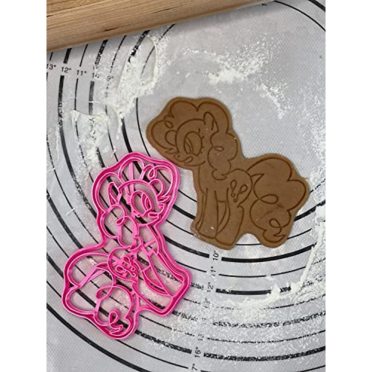 Pinkie Pie Cookie Cutter & Mold Produced by 3D Kitchen Art