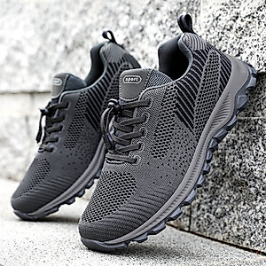 ZHOUXINGB Sandalias para Mujer Elegantes, Sandals Women Wedge Dance Sandals Zipper Back Sneakers Non Slip Shoes Leather Flip Flops T Strap Wedge Sandals for Women Size 12 Grey