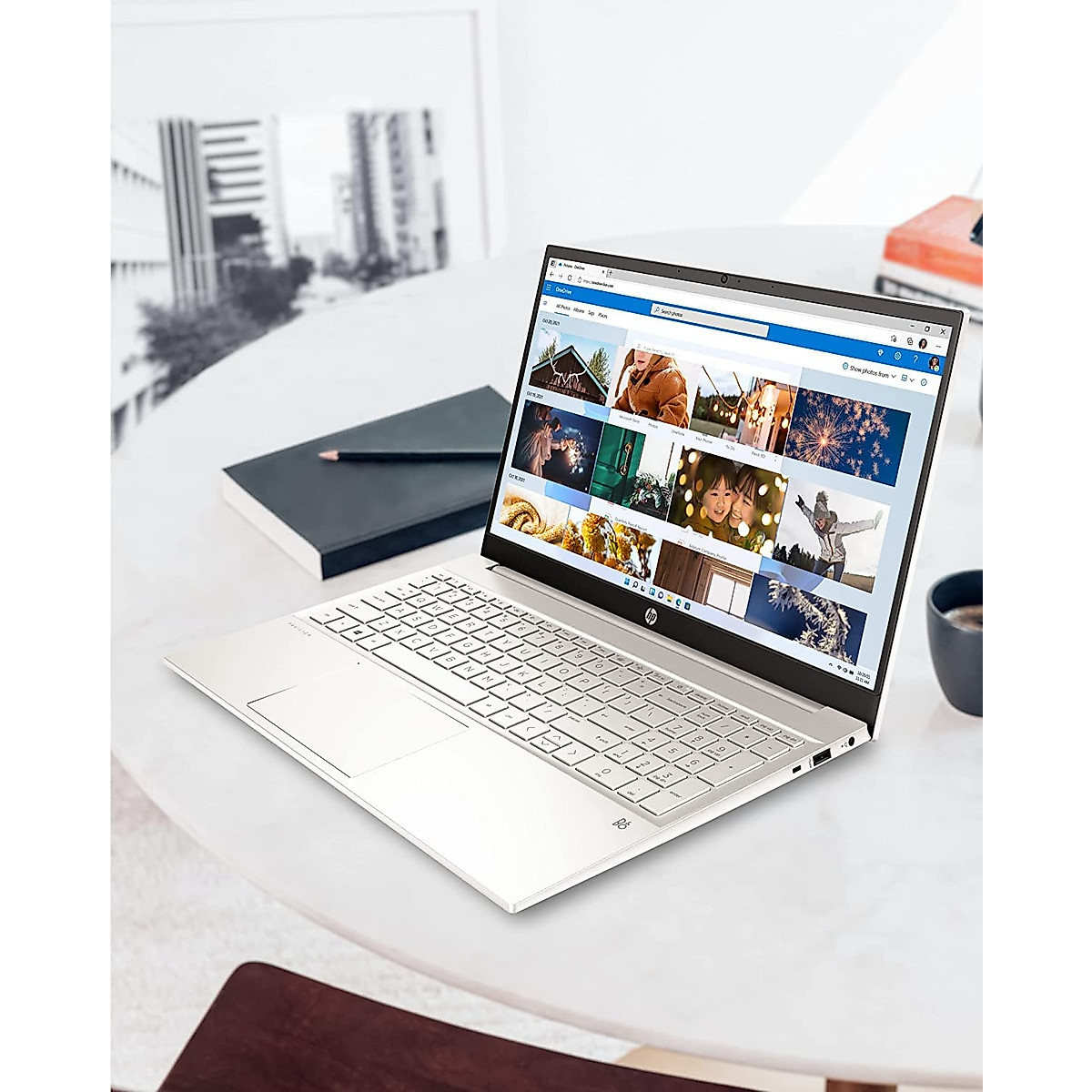 HP 2023 Pavilion 15.6" FHD IPS Touch Laptop Intel 10-Core i7-1255U NVIDIA GeForce MX550 2GB GDDR6 32GB DDR4 1TB NVMe SSD HDMI WiFi AC USB-C Backlit Keyboard Webcam Windows 11 Pro w/RE Accessories
