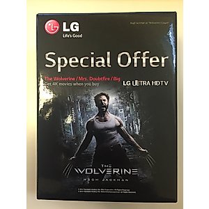 LG External 500 GB Hard Drive with Preloaded 4K Content