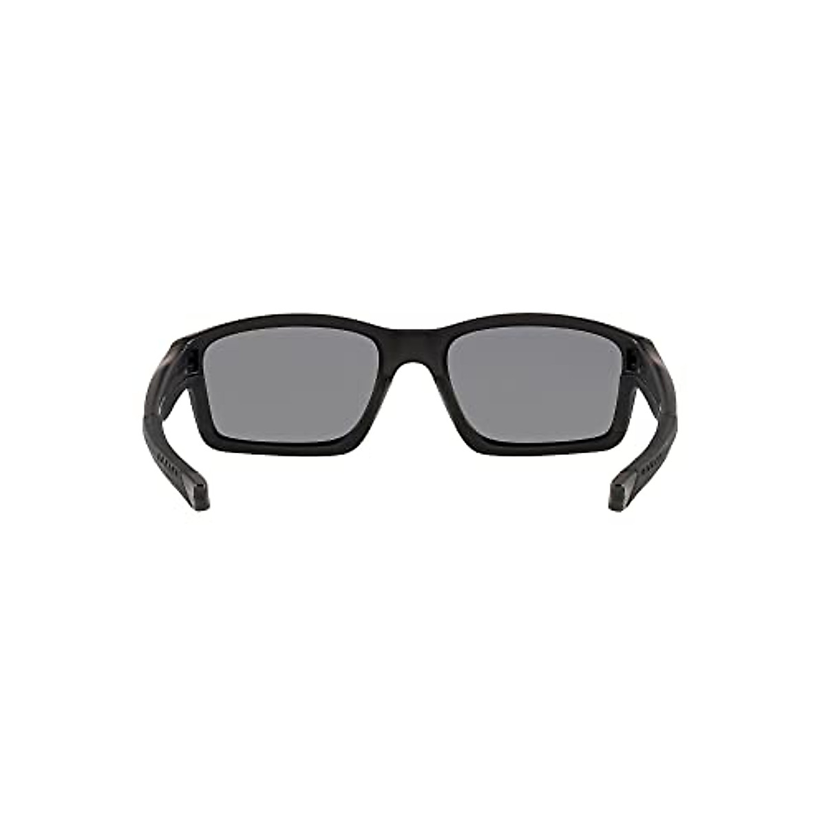 Oakley Men's OO9247 Chainlink Rectangular Sunglasses, Matte Black/Grey Polarized, 57 mm