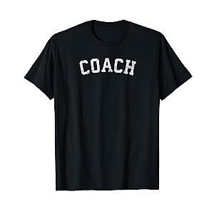 Vintage Coach T Shirt / Old Retro Coach's Gift Sports Tee