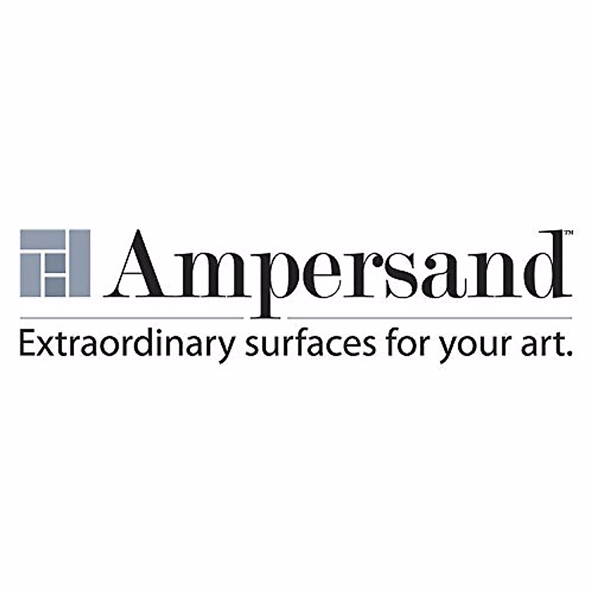 Ampersand Art Supply Wood Gesso Artist Painting Panel: Primed Smooth, 18" x 24", 1/8" Flat Profile