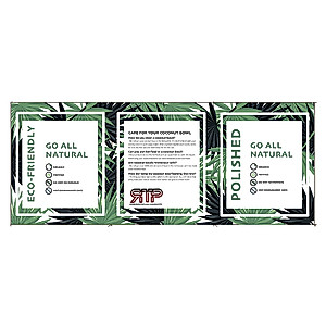 RobinsonTaylor Products 4 Organic Coconut Bowls with Spoons: Set of 4-100% Natural, Vegan, Organic, Eco-Friendly and Plant Polished Coconut Bowls with Wooden Spoons