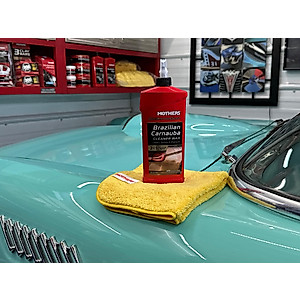 Mothers 05701 California Gold Brazilian Carnauba Cleaner Liquid Wax - 16 oz.