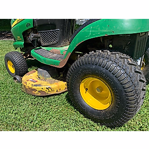 Marastar 20808-TO Tubeless Pneumatic 20x8.00-8 Tire Only, Replacement Riding Lawn Mower Tire, Turf Traction Tread