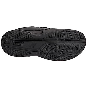 New Balance Men's 813 V1 Hook and Loop Walking Shoe, Black, 10 X-Wide