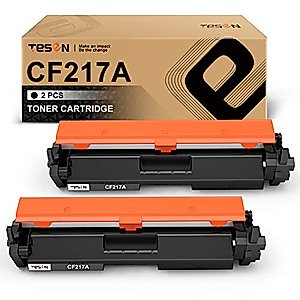 TESEN 17A CF217A Compatible Toner Cartridge Replacement for HP 17A CF217A for HP Pro M102w M102a MFP M130fw M130nw M130fn M130a Printer 2 Packs Black with CHIP