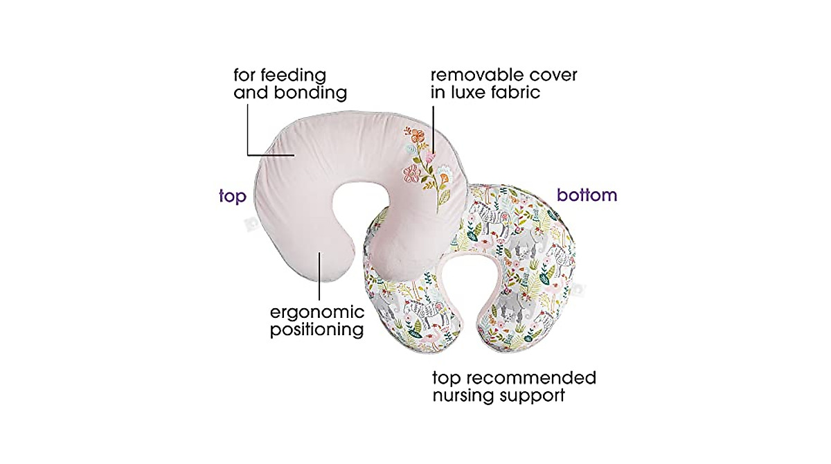 Boppy Nursing Pillow Luxe Support | Ergonomic Comfort for Moms