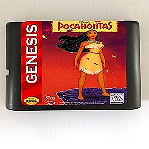 Spire Pocahontas Game Game Cartridge Newest 16 bit Game Card For Sega Mega Drive / Genesis System