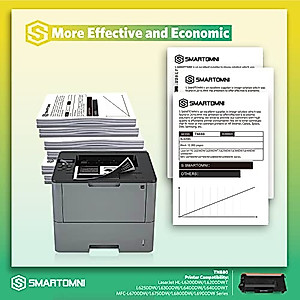 S SMARTOMNI Compatible TN880 TN-880 Toner Cartridge Replacement for Brother 880 TN880 for Brother HL-L6200DW HL-L6250DW HL-L6300DW HL-L6400DWT MFC-L6700DW MFC-L6800DW MFC-L6900DW Printer 2 Pack