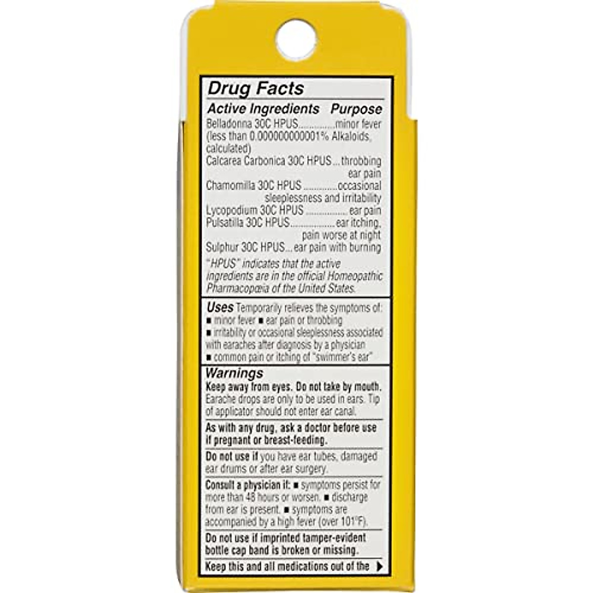 Hyland's Swimmers Ear Relief, Kids, Discontinued 0.33 Fl Oz