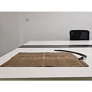 Knife Display Bag with 12 Slots Pocket Knives,Folding Knife Holder Organizer,Knives Roll Collection Protector Bag,Tactical Outdoor for EDC Mini Knife Bags (Khaki)