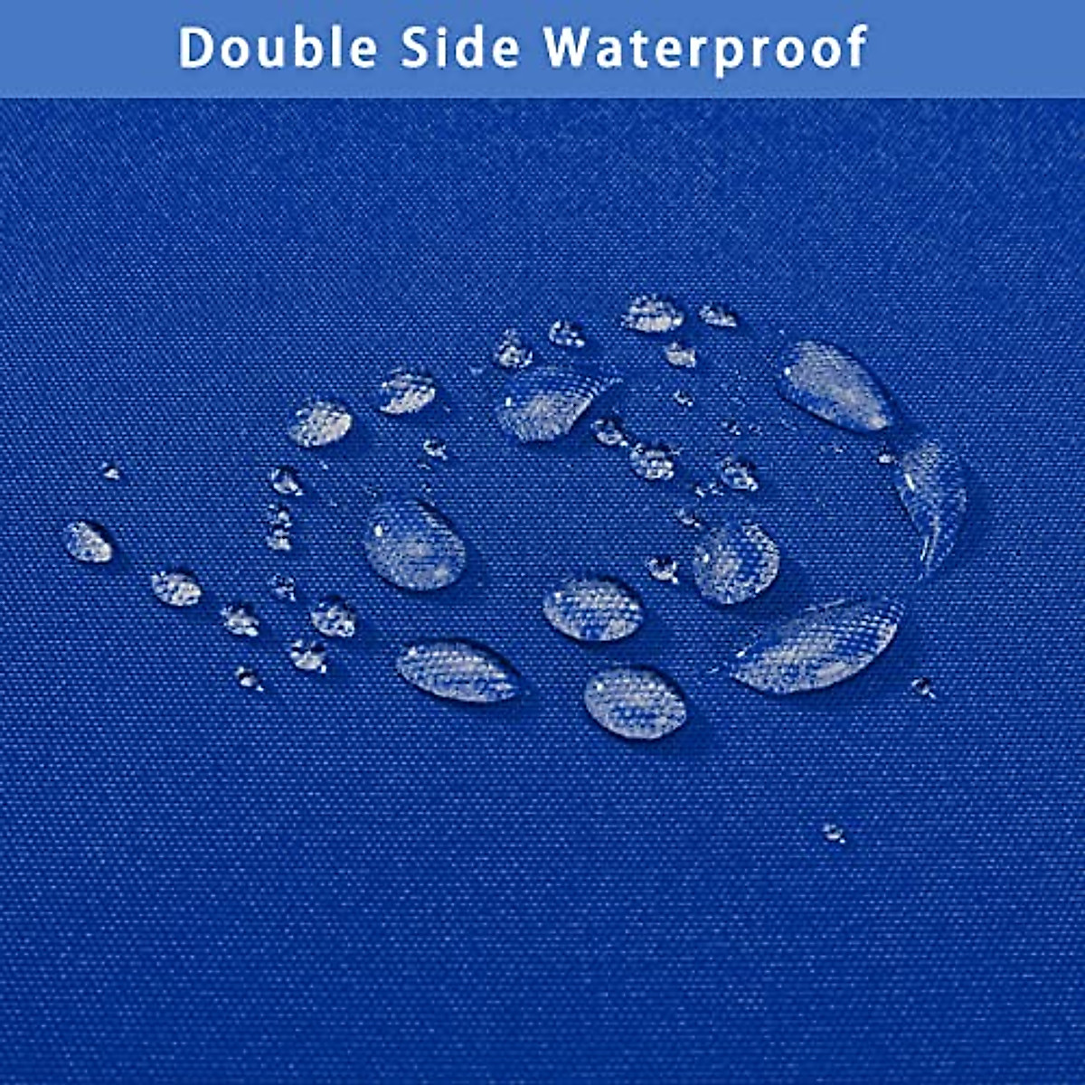 idee-home Patio Chair Cushion for Outdoor Furniture 24x24x4 in, Outdoor Seat Cushion Replacement Patio Seat Cushions Chair Pad with Ties, Outdoor Chair Cushion Set of 2 Waterproof Swing Cushion