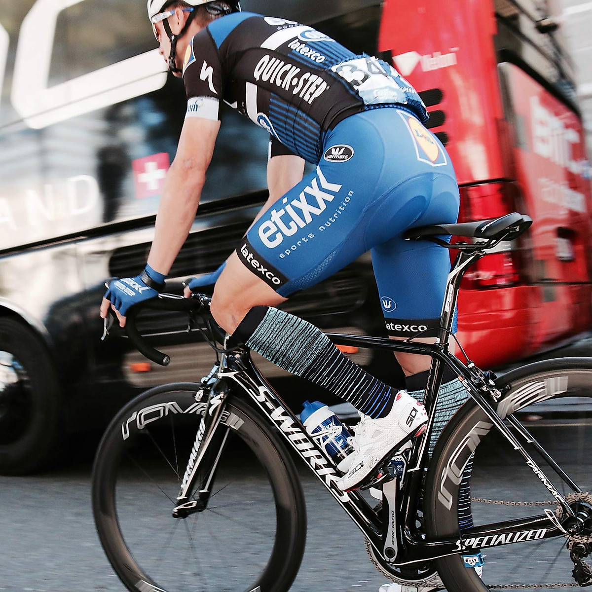 Double Couple 5 Pairs Wide Calf Compression Socks for Men Women Extra Plus Size Knee High Support 20-30