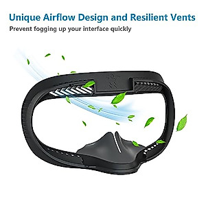 2 Pack Face Pad for Oculus Quest 2, Facial Interface & Face Cover Pad, Anti-fogging Sweatproof Face Cushion for VR Meta Quest 2 Accessories Replacement