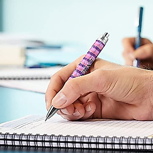 Personalized Custom Colorful Leopard Stripe Print Pens with Stylus Tip, Customized Engraving Ballpoint Pens with Name Massage Text Logo, Gift Ideas for School Office Business Birthday Graduation Anniv