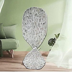 LiXiongBao 2 Pack Standing Round Fan Dust-Proof Cover Electric Fan Dust Cover Guard Protector Electrical Appliances Plastic Guard household Floor Fan Cover Protective Cover