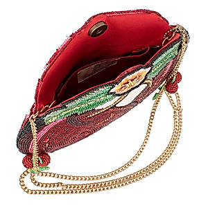 Mary Frances Wild Cherry Crossbody Clutch