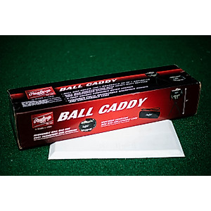 Rawlings | Ball Caddy | Holds 100+ Baseballs / 50+ Softballs | Includes Stand & Net Bag,Black