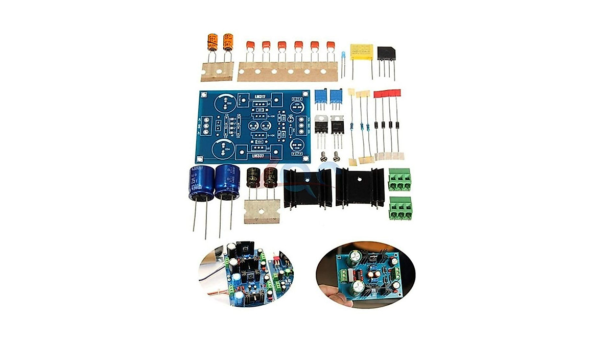 Adjustable LM317 LM337 Power Supply Kit for DIY Voltage Regulation