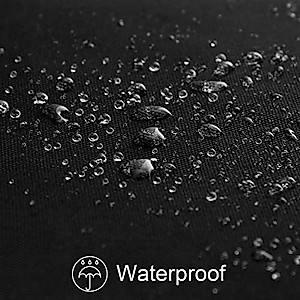 EDOSTORY Cooler Cart Cover, Waterproof UV Resistant 600D Oxford Fabric Fit for Most 80 Quart Rolling Ice Chest Cooler Upto 34L x 20W x 32H inch, Black