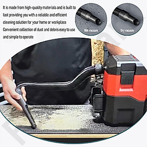 14-37-0105 18v/28v Wet/Dry Vac Hose Assembly for Milwaukee M18 Vacuum 0880-20 0970-20 w/Attachments Adapter Kit (Internal Storage)