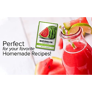 Watermelon Seeds for Planting - Sugar Baby Heirloom Variety, Non-GMO Fruit Seed - 2 Grams of Seeds Great for Outdoor Garden by Gardeners Basics