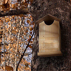 Outer Trails Owl Houses, Japanese Cedar, with Composite Weather-Tight Roof