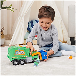 Paw Patrol, Rockyâ€™s Reuse It Deluxe Truck with Collectible Toy Figure and 3 Tools, for Kids Aged 3 and up