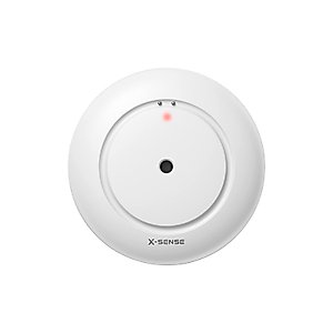 X-Sense Water Leak Detector, Water Sensor Alarm, Mini Water Detector Alarm with 110 dB Audio Alarm, Battery-Powered, Water Alarms for Basements, Sinks, Tanks, Pools, Model WS01