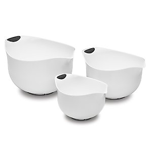 Cuisinart Set of 3 BPA-free Mixing Bowls, White