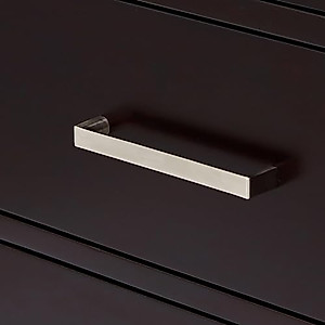 ARIEL Bath Vanity Base Cabinet 66" Inch in Espresso, Dual Sink Configuration, 4 Soft Closing Doors, 6 Full Extension Dovetail Drawers, Brushed Nickel