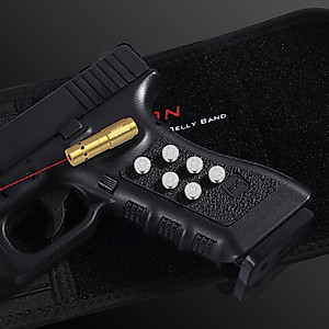 DAXISONN Laser Bore Sight 9mm Bore Sighter Red Laser Boresighter Bore Site Tool for Fast Zeroing with Two Sets of Batteries (3 Batteries/set)