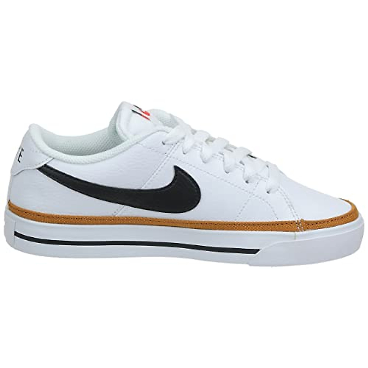 Nike Women's Sneaker, White Black Desert Ochre, 9