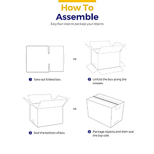 MESHA White Corrugated Mailing Box 9X6X4 Shipping Boxes Cardboard For Small Business Packaging Mailer 25PACK