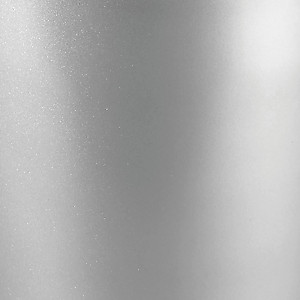 mDesign Round Plastic Bathroom Garbage Can, 1.25 Gallon Wastebasket, Garbage Bin, Trash Can for Bathroom, Bedroom, and Kids Room - Small Bathroom Trash Can - Fyfe Collection - Silver